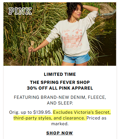 Victoria's Secret Coupons & Coupon Codes: 40% Off - March 2025