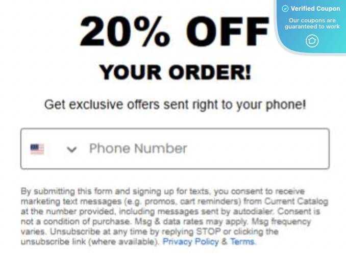 40% Off Current Catalog Coupons & Coupon Codes - March 2025