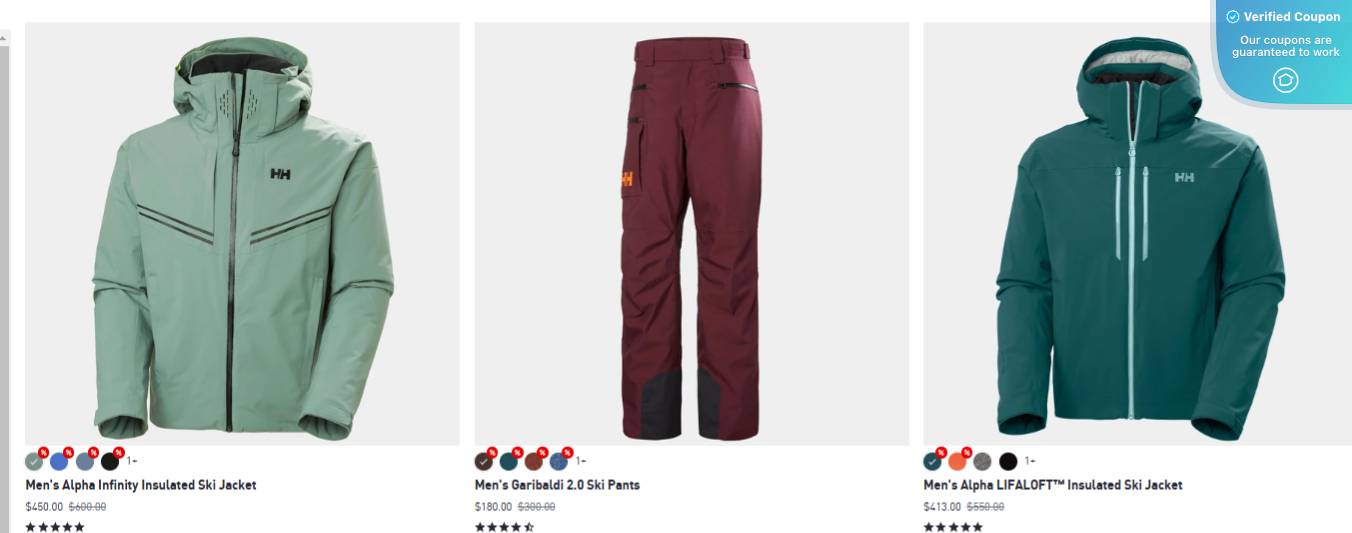15% Off Helly Hansen Coupons & Discount Codes - March 2025