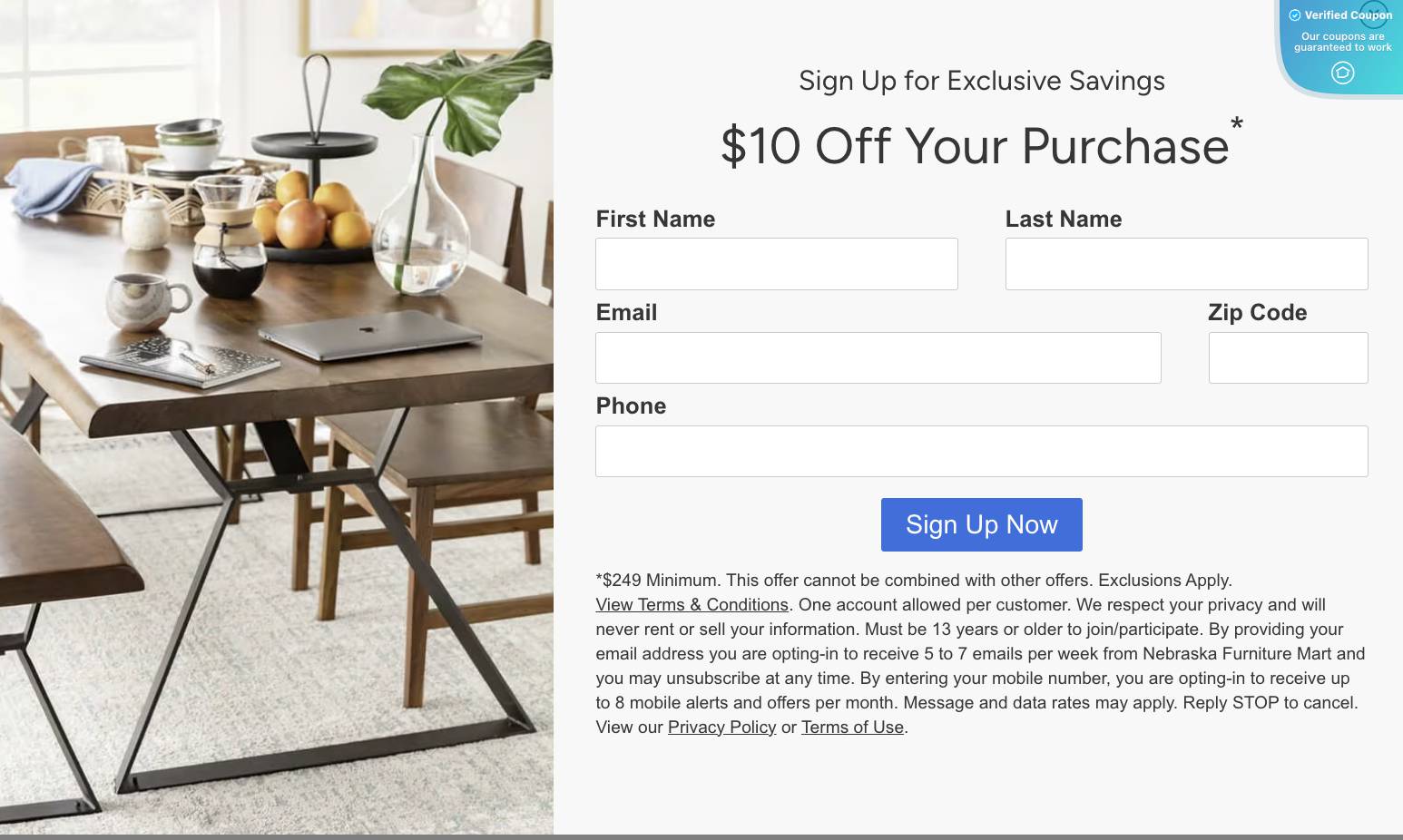 $60 Off Nebraska Furniture Mart (NFM) Coupons & Promo Codes - March 2025