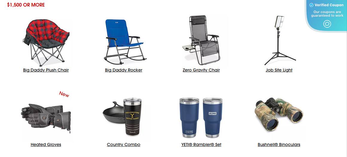 50% Off Uline Coupons & Coupon Codes - March 2025