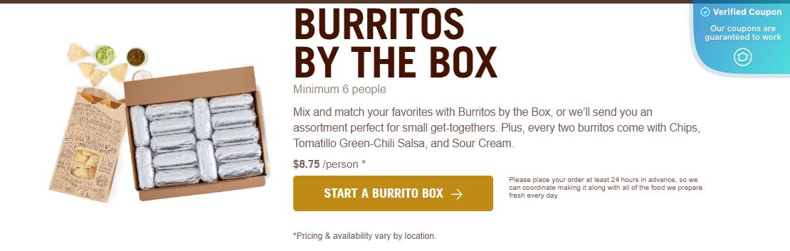 10% Off Chipotle Coupons & Coupon Codes - March 2025