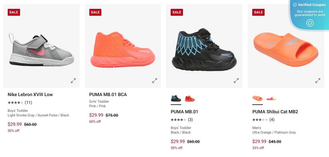 20% Off Foot Locker Coupons & Promo Codes - March 2025