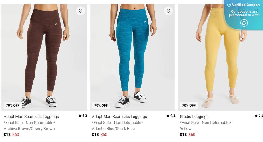20% Off Gymshark Coupons & Discount Codes - March 2025