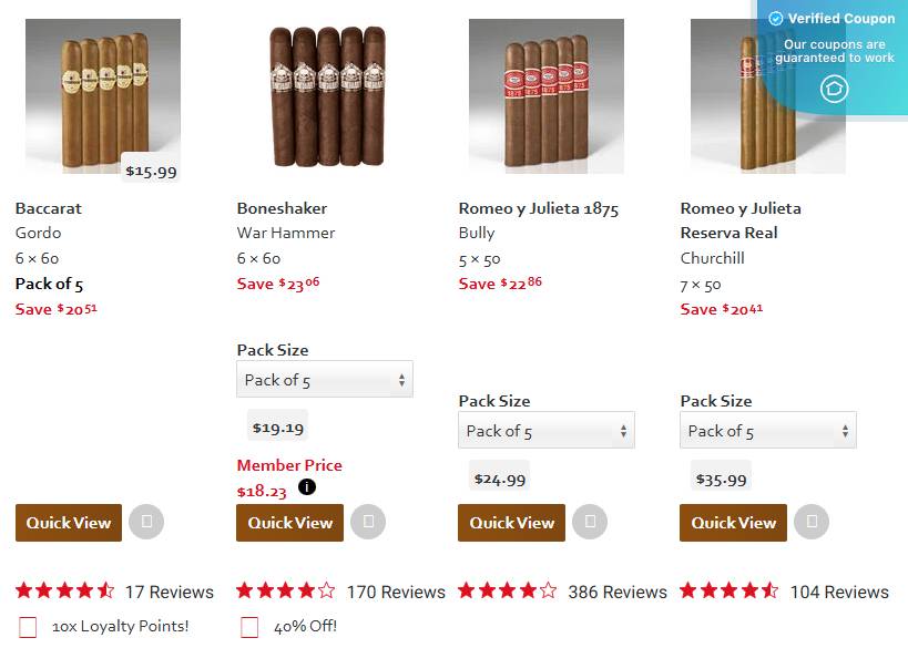 25% Off JR Cigars Coupons & Promo Codes + 2.82% Cash Back
