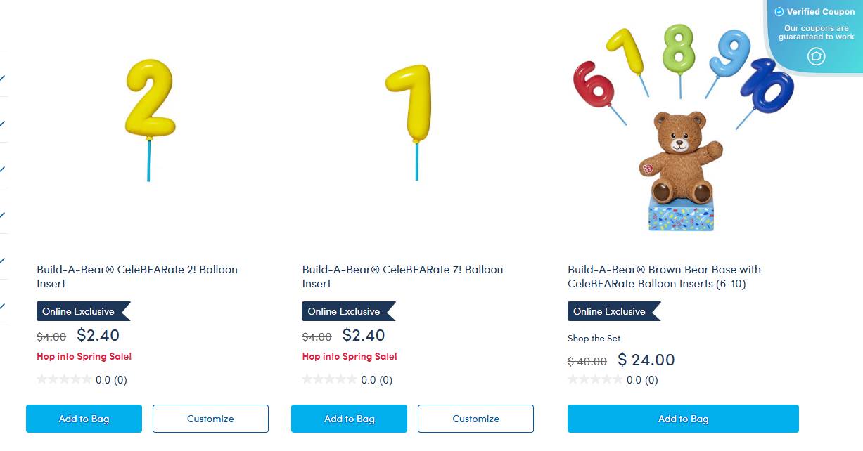 30% Off Build-A-Bear Coupons - March 2025