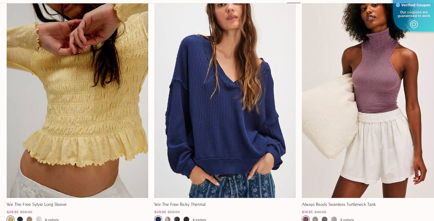 25% Off Free People Coupons & Promo Codes - March 2025