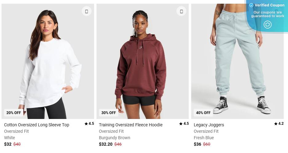 20% Off Gymshark Coupons & Discount Codes - March 2025