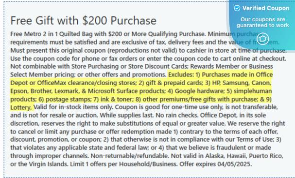 25% Off Office Depot Coupons & Coupon Codes - March 2025