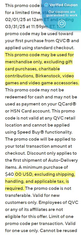 40% Off QVC Coupons & Promo Codes - March 2025