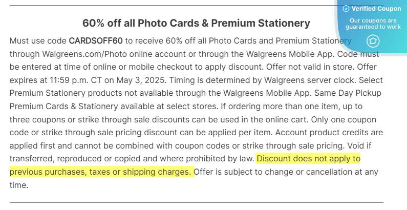 50% Off Walgreens Photo Coupons & Coupon Codes - March 2025