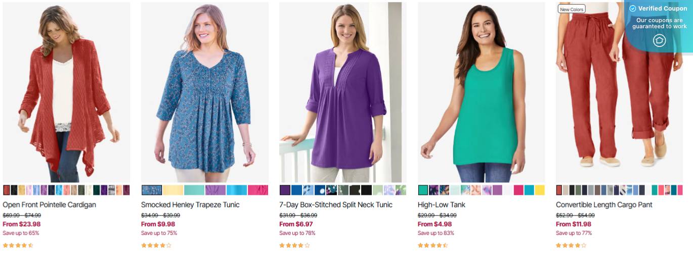 50% Off Woman Within Coupons & Promo Codes - March 2025