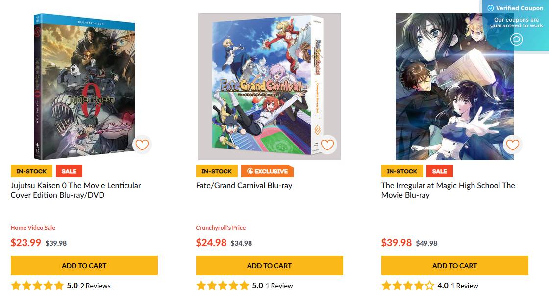 25% Off Crunchyroll Coupons & Coupon Codes - March 2025
