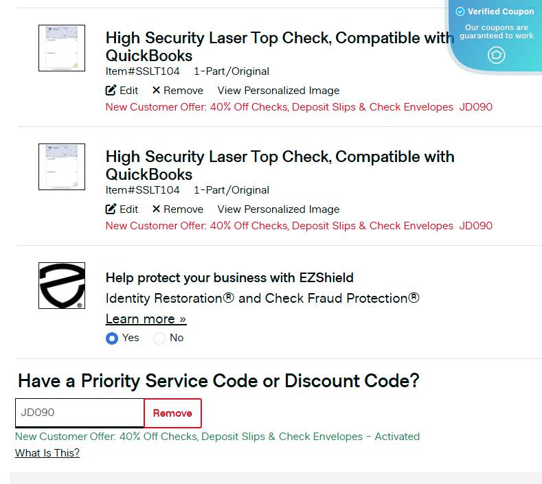 25% Off Deluxe Checks Coupons & Discount Codes - March 2025