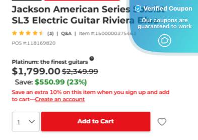 10% Off Guitar Center Coupons & Coupon Codes - March 2025