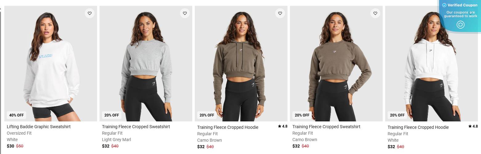 20% Off Gymshark Coupons & Discount Codes - March 2025