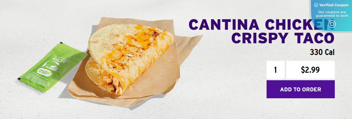 5% Off Taco Bell Coupons & Promo Codes - April 2025