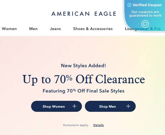 40% Off American Eagle Coupons & Promo Codes - March 2025