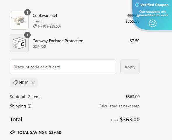 10% Off Caraway Coupons & Discount Codes - March 2025