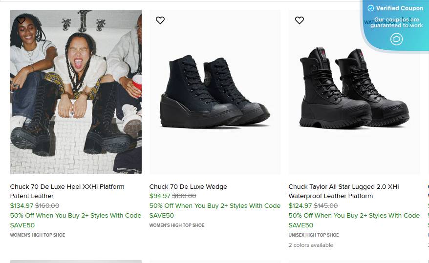 35% Off Converse Coupons & Promo Codes - March 2025