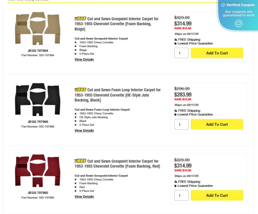 $50 Off JEGS Coupons & Promo Codes - March 2025