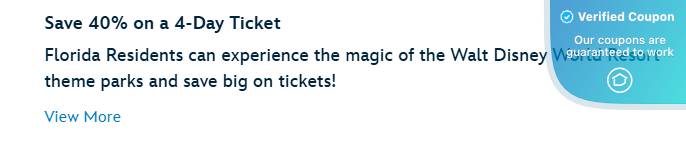 Disney World Coupons - 40% Off w/2025 Codes