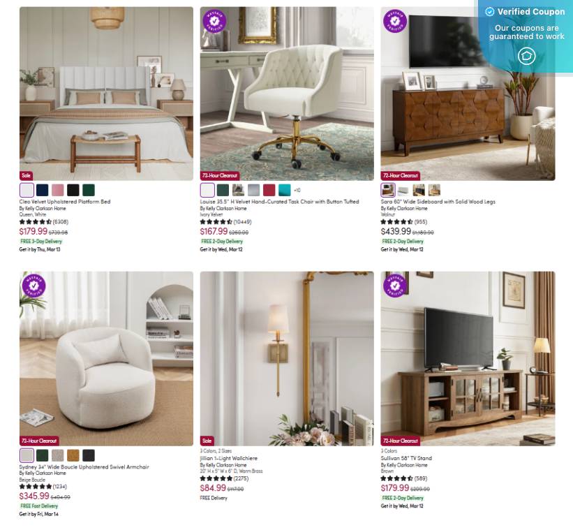 20% Off Wayfair Coupons & Promo Codes - March 2025