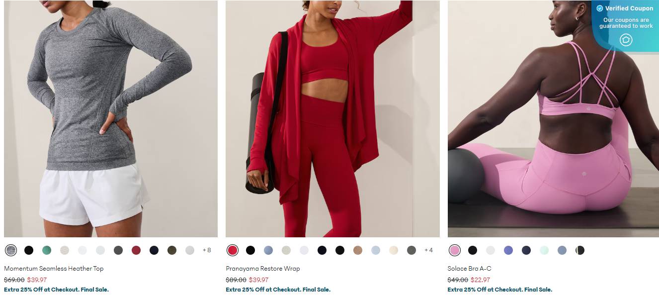 30% Off Athleta Coupons & Promo Codes - March 2025