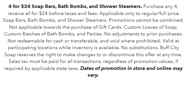 20% Off Buff City Soap Coupons & Coupon Codes - April 2025