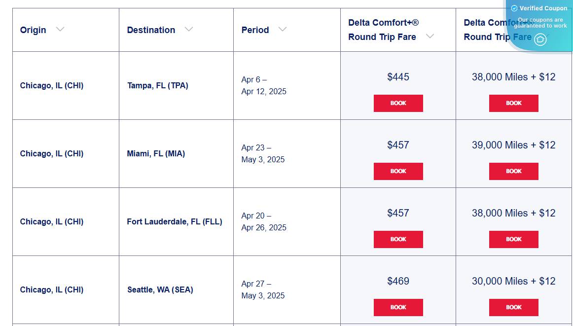 15% Off Delta Coupons & Coupon Codes - March 2025