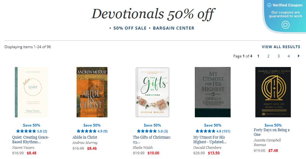 40% Off Christian Book Coupons & Promo Codes - March 2025