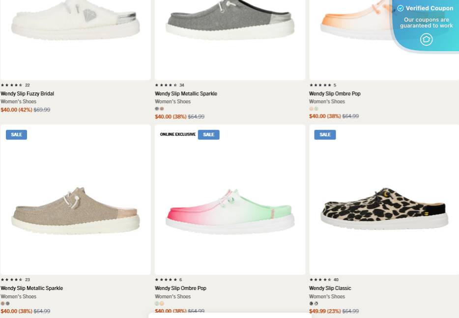 40% Off Hey Dude Coupons & Discount Codes - March 2025