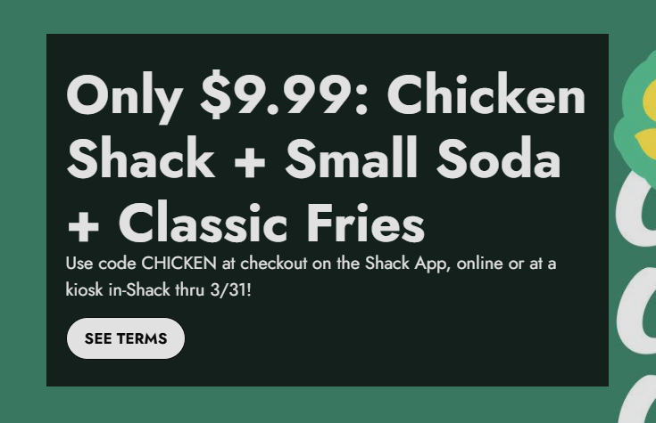 20% Off Shake Shack Coupons & Promo Codes - April 2025