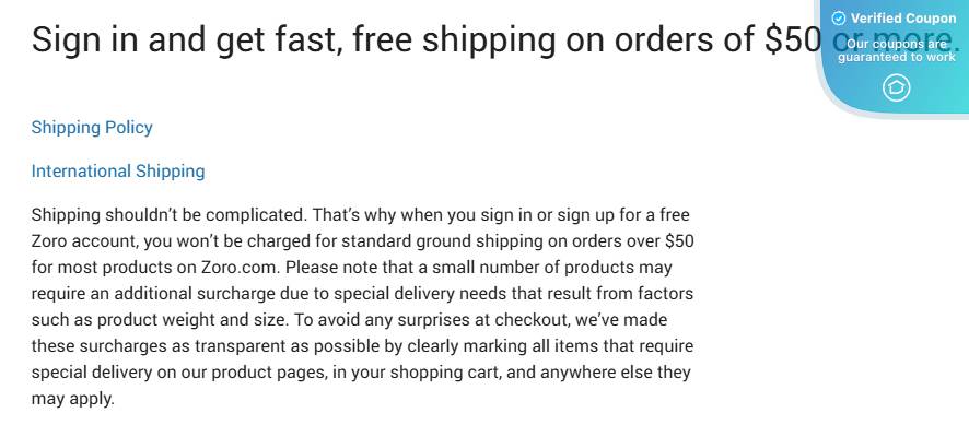 20% Off Zoro Coupons & Promo Codes + 4% Cash Back - April