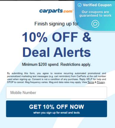 25% Off CarParts.com Coupons & Coupon Codes - March 2025