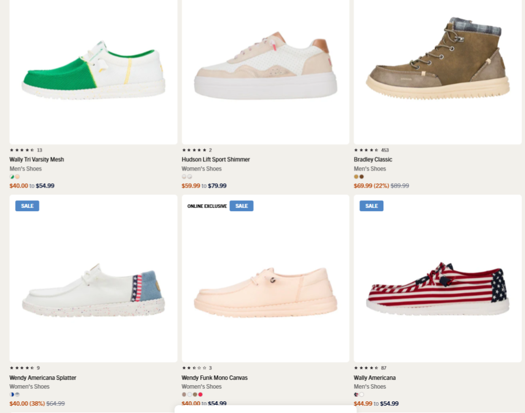 $20 Off Hey Dude Coupons & Discount Codes + 2% Cash Back