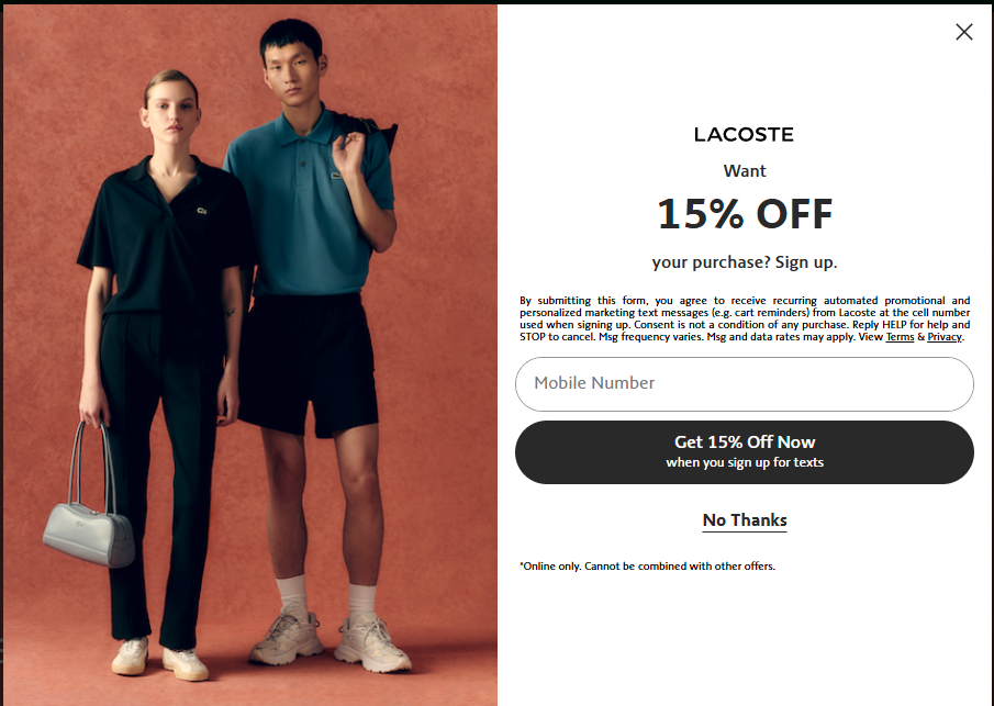 50% Off Lacoste Coupons & Promo Codes - May 2025