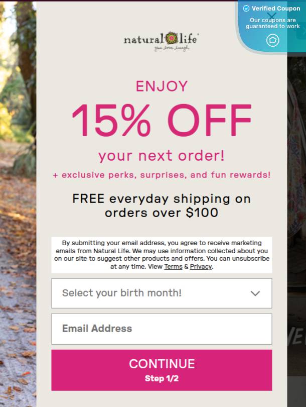 20% Off Natural Life Coupons & Promo Codes - March 2025