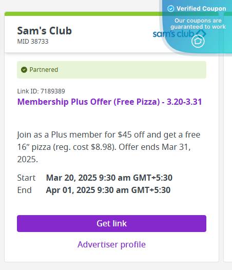 Sam's Club Coupons & Promo Codes: 10% Off - March 2025