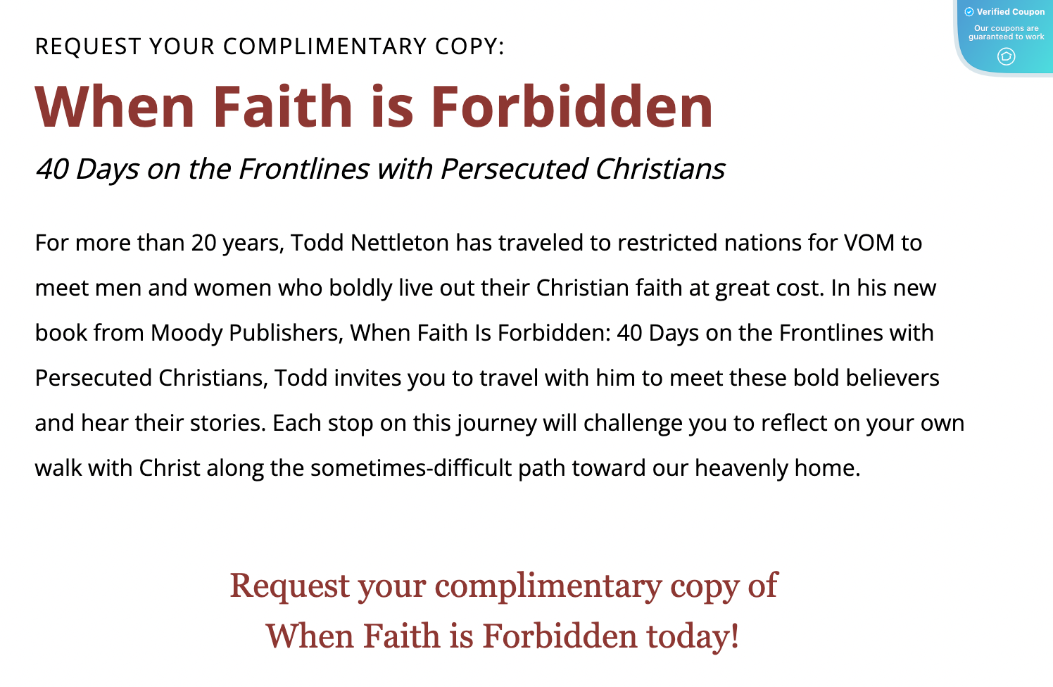 40% Off Christian Book Coupons & Promo Codes - March 2025