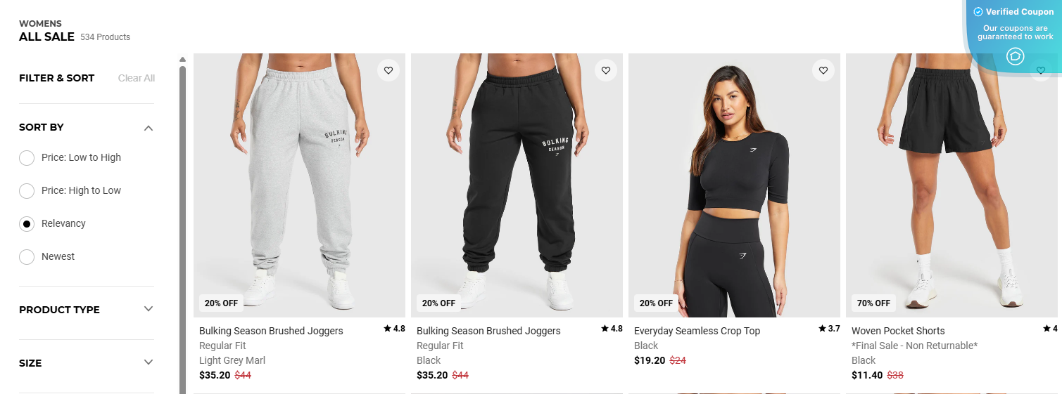 15% Off Gymshark Coupons & Discount Codes - April 2025