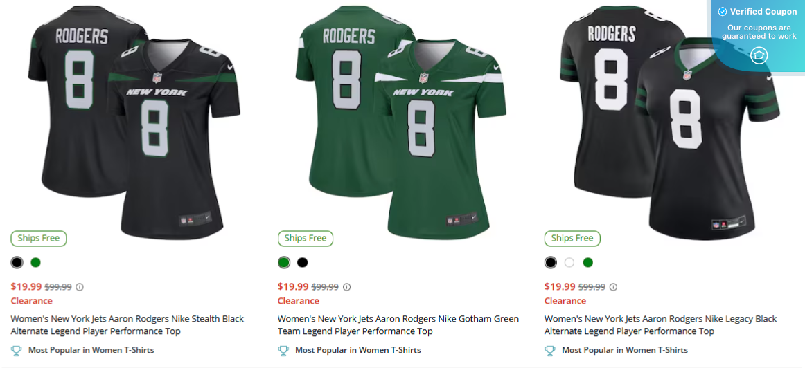 30% Off NFL Shop Coupons & Coupon Codes - March 2025