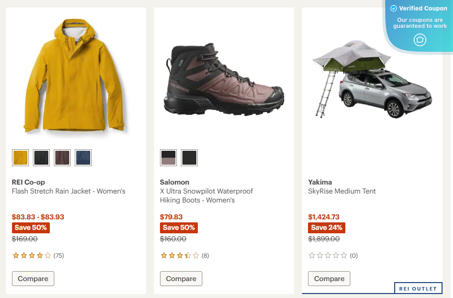 55% Off REI Coupons & Promo Codes - April 2025