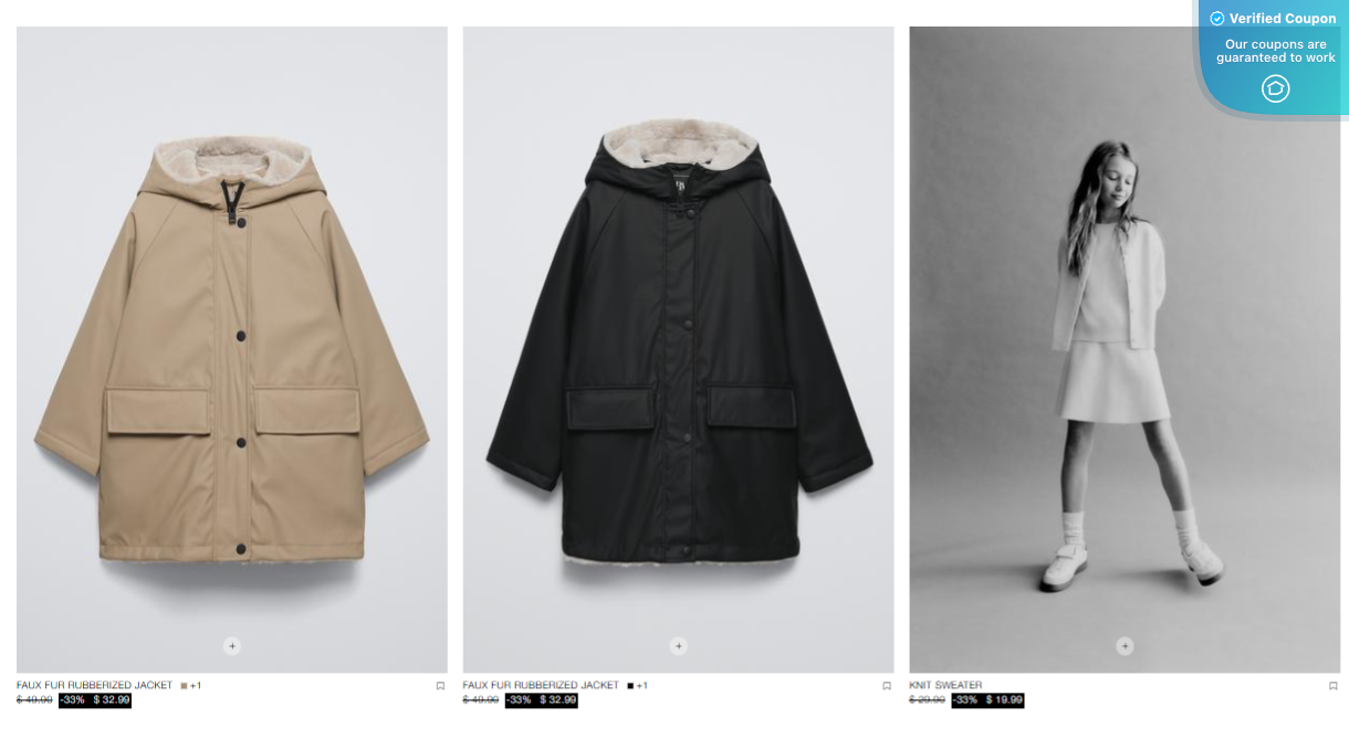 20% Off Zara Coupons & Discount Codes - March 2025