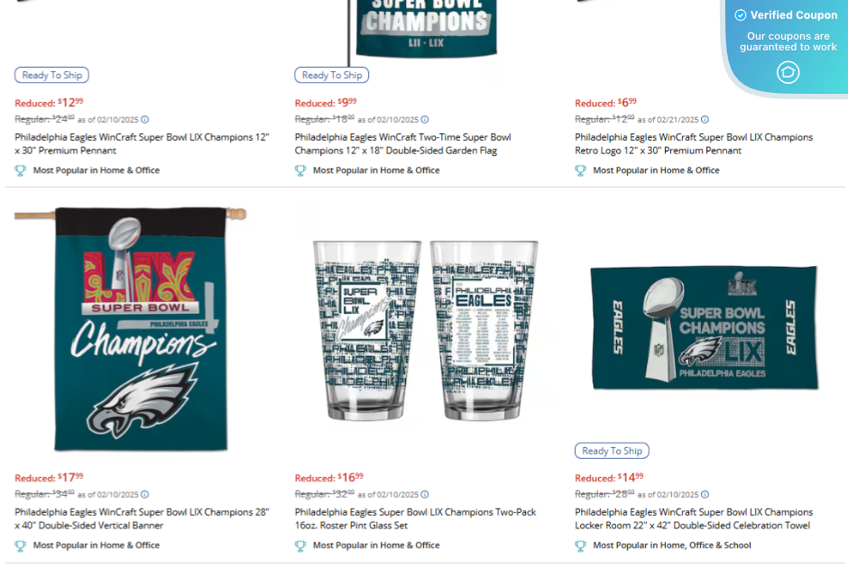 30% Off NFL Shop Coupons & Coupon Codes - March 2025