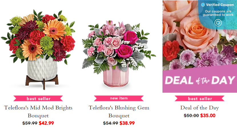20% Off Teleflora Coupons & Promo Codes - March 2025