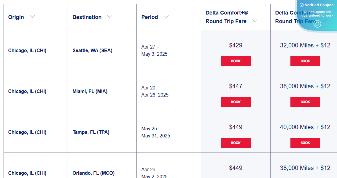 15% Off Delta Coupons & Coupon Codes - April 2025