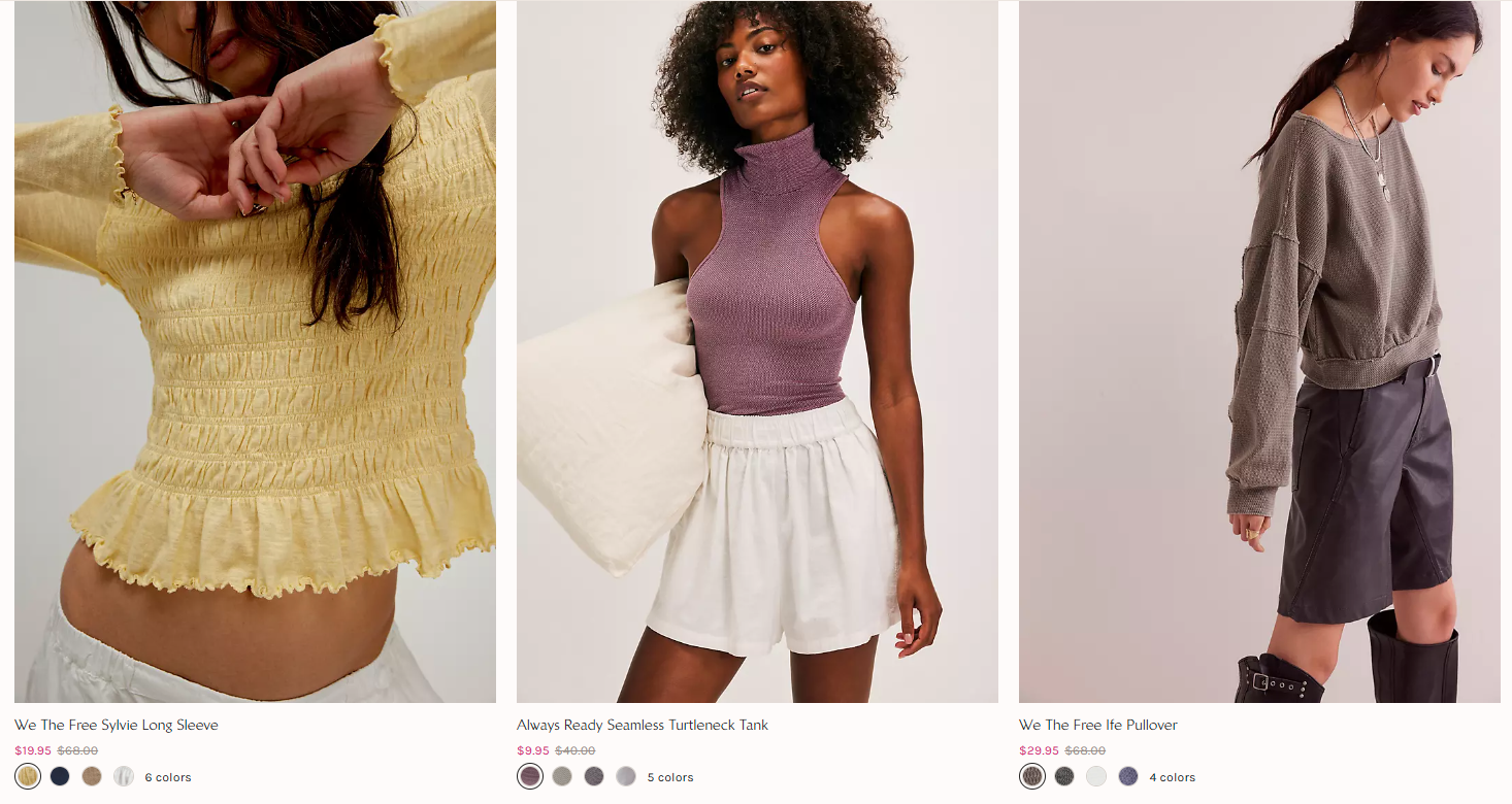 65% Off Free People Coupons & Promo Codes + 2% Cash Back