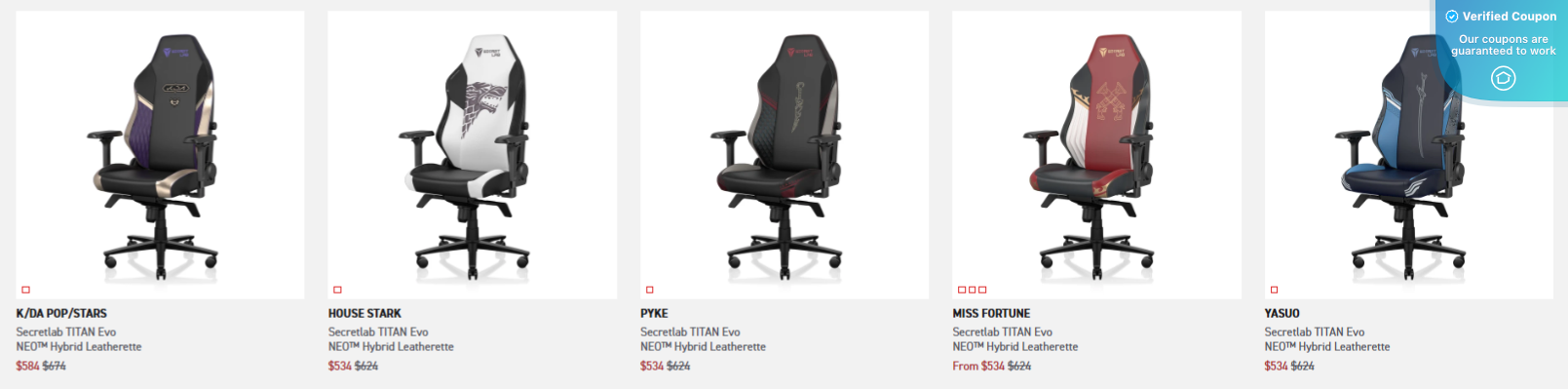 10% Off Secretlab Coupons & Discount Codes - April 2025