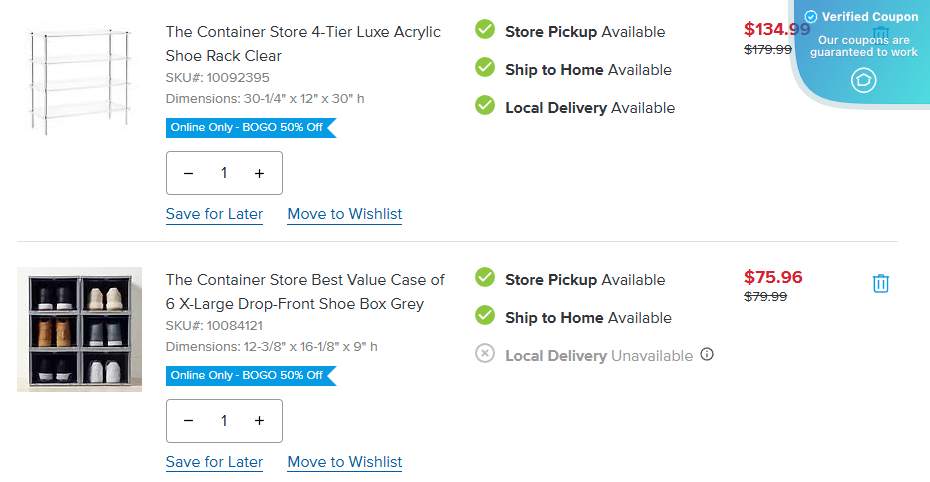 25% Off Container Store Coupons & Promo Codes - March 2025